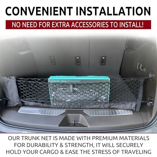 Envelope Style Trunk Cargo Net for GMC Yukon Yukon XL Denali SLE SLT ...