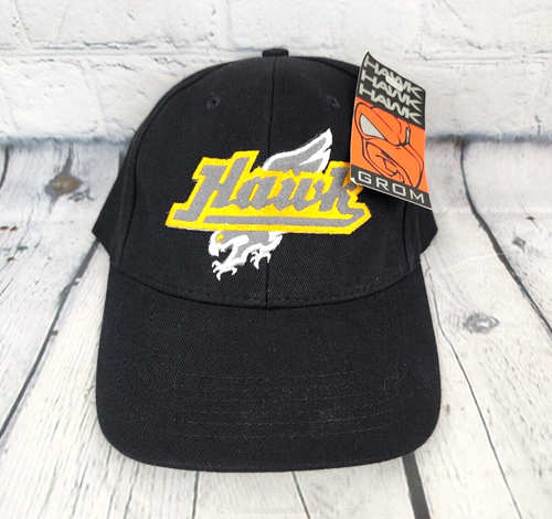 Tony Hawk Boys Youth Kids Boys Girls Flex Fit Yellow Black Skater Hat ...