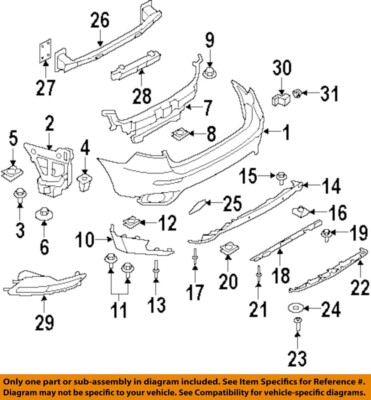 BMW OEM 07-14 X5 Radiator Support Splash Shields-Splash Shield Screw ...