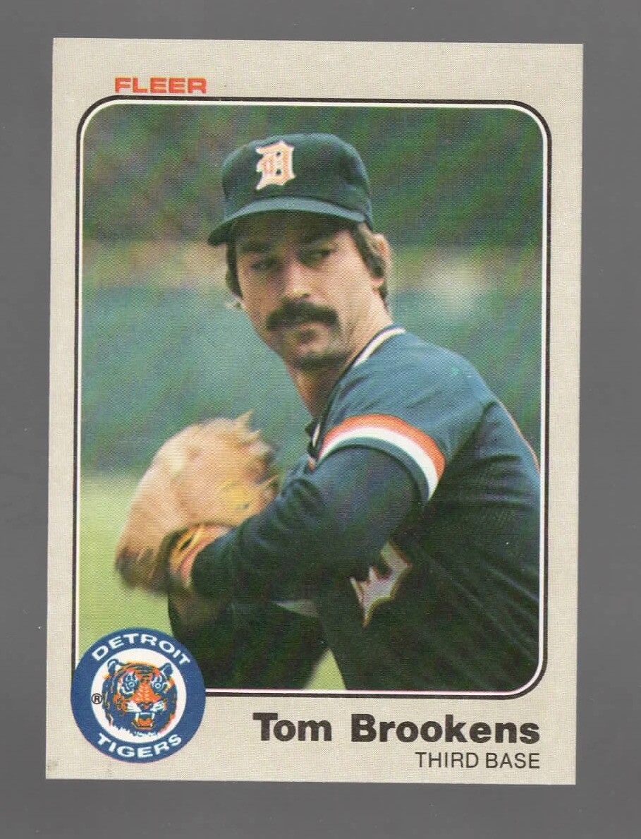 1983 Fleer #327 Tom Brookens Near mint or better | eBay