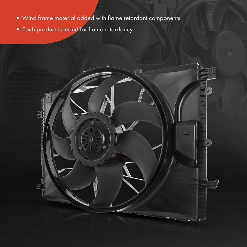 Radiator Cooling Fan for Mercedes-Benz W212 W204 C350 E350 SL400 204 ...