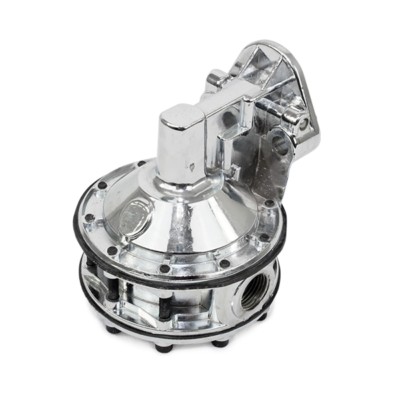TSP JM1016C Small Block Chevy Fuel Pump 110GPH Mechanical, Chrome ...