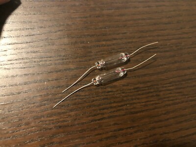 2 New Warm White 8v 200ma XL Axial Wired Lamps ORIGINAL Dial Light ...