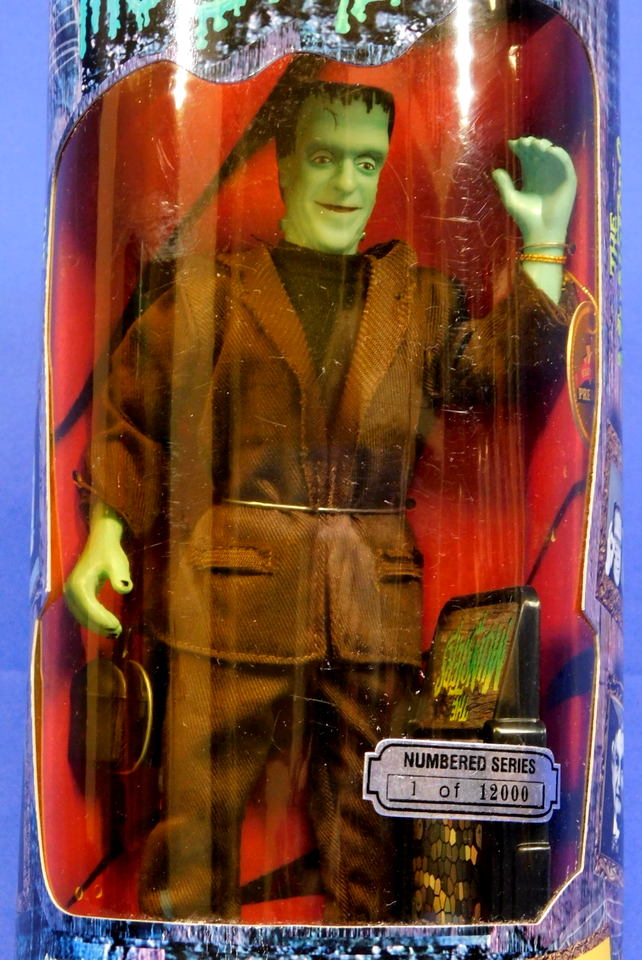 THE MUNSTERS 3-DOLL SET LILY, HERMAN, GRANDPA FIGURES 90'S SEALED ...