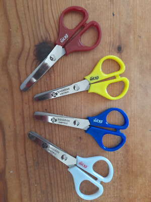 Saharan of Sheffield brand High Quality WHITE 4" Scissors | eBay UK