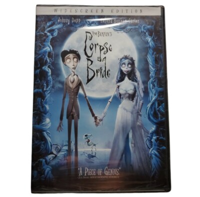 Tim Burtons Corpse Bride DVD Movie Johnny Depp Dark Fantasy Horror Film ...