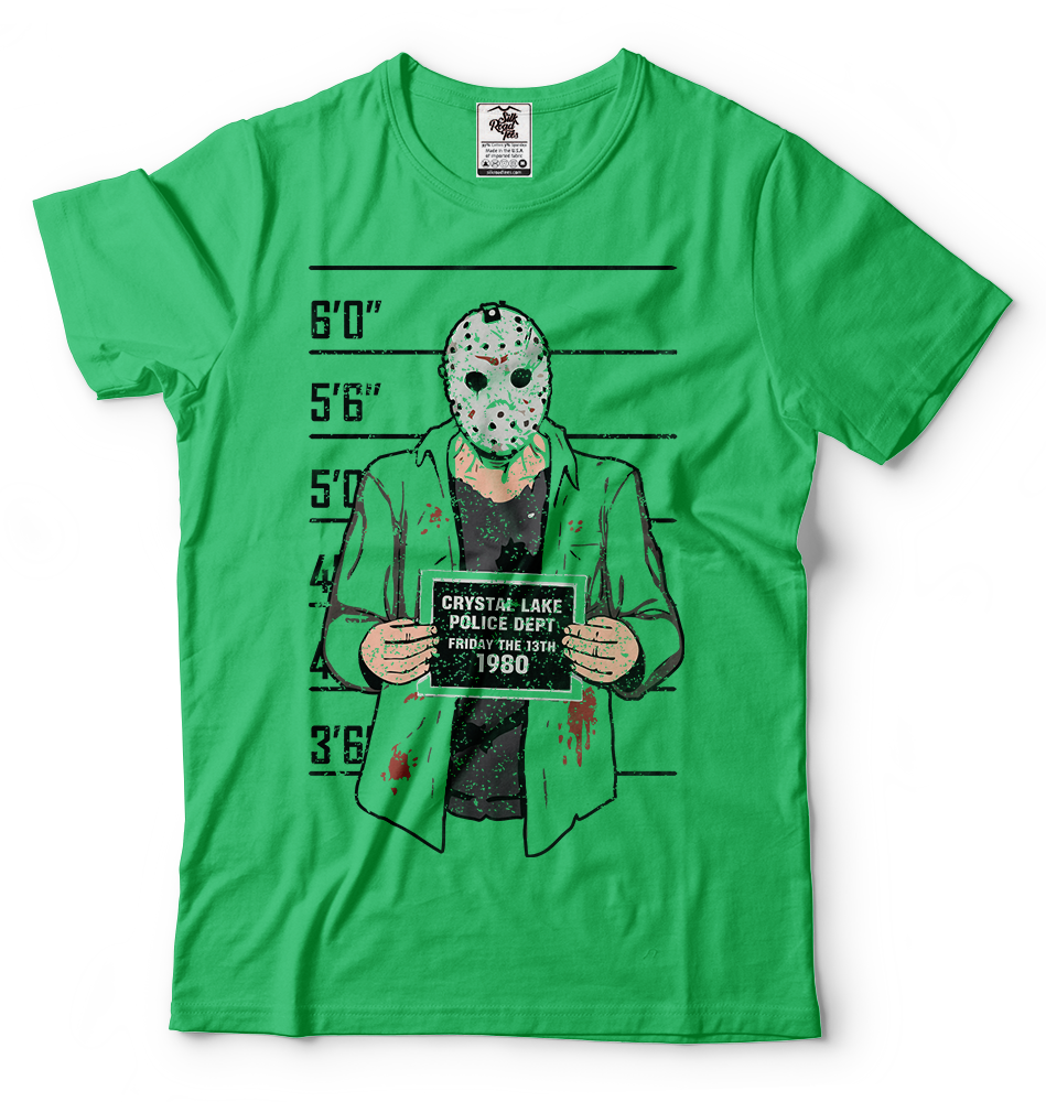 Friday 13th Shirt Jason T-shirt Halloween T-shirt Horror movie T-shirt ...