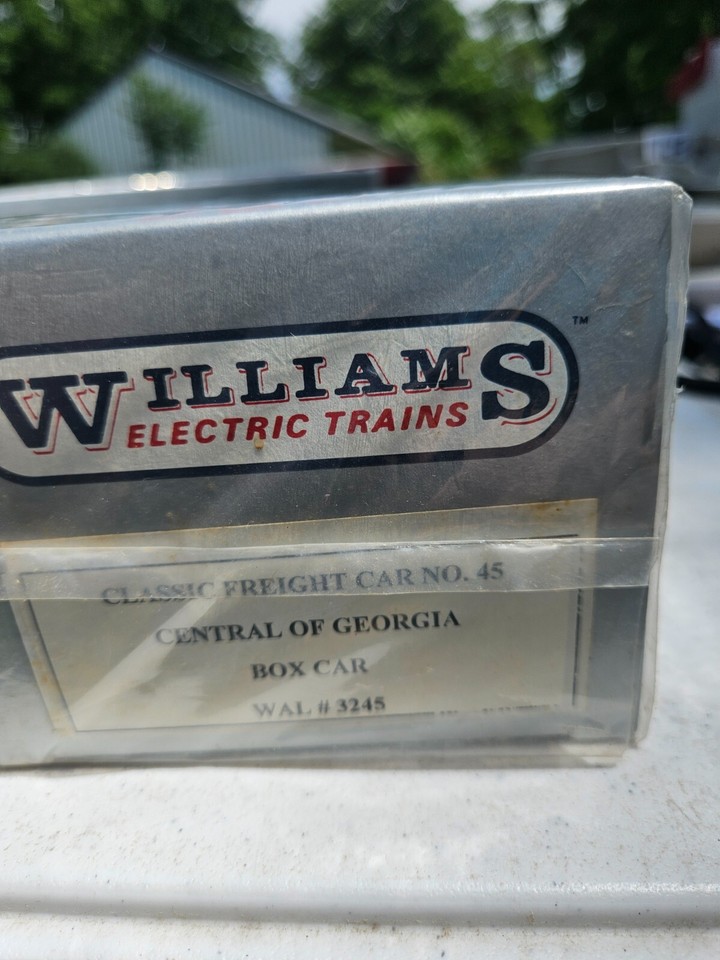 WILLIAMS CENTRAL OF GEORGIA BOX CAR CLASSIC FREIGHT CAR NO. 45 | eBay