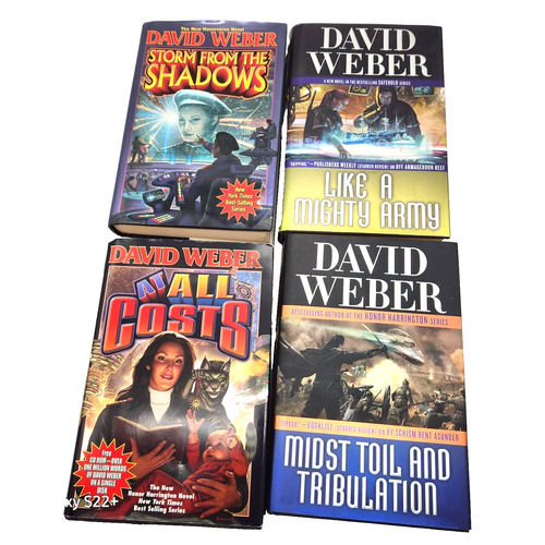 DAVID WEBER Book Lot Of 4 Science Fiction Adventure Hardcover 1st ...