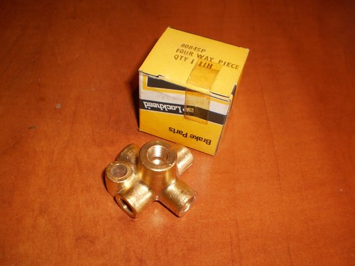 AP Lockheed 4 Way Hydraulic Brake Pipe Brass Fitting - Part LD80845P | eBay