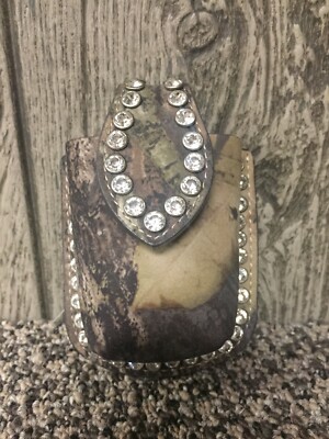 Ladies Camo Flip Phone Case With Crystals | eBay