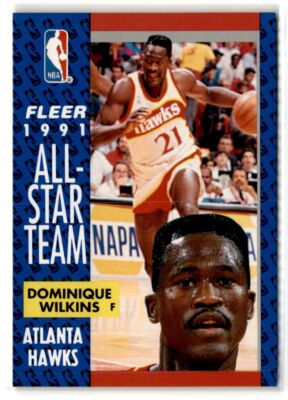 Dominique Wilkins Atlanta Hawks 1991-92 Fleer #212 | eBay