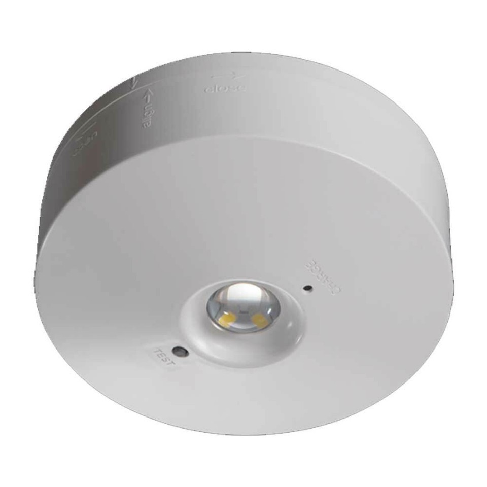 3W LED Surface Mounted Emergency Downlight 3hr Maintained Non ...