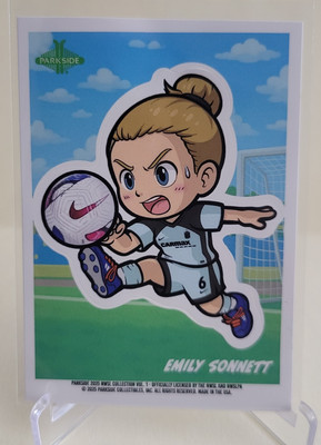 2025 PARKSIDE NWSL VOL 1 EMILY SONNETT CHIBI STICKER NJ/NY GOTHAM FC | eBay
