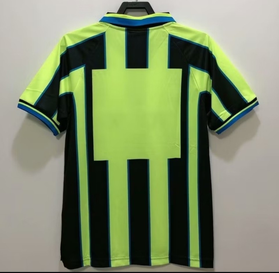 Manchester City 1998 Away Umbro PREMIER LEAGUE Oasis Brother🎸 size XL ...