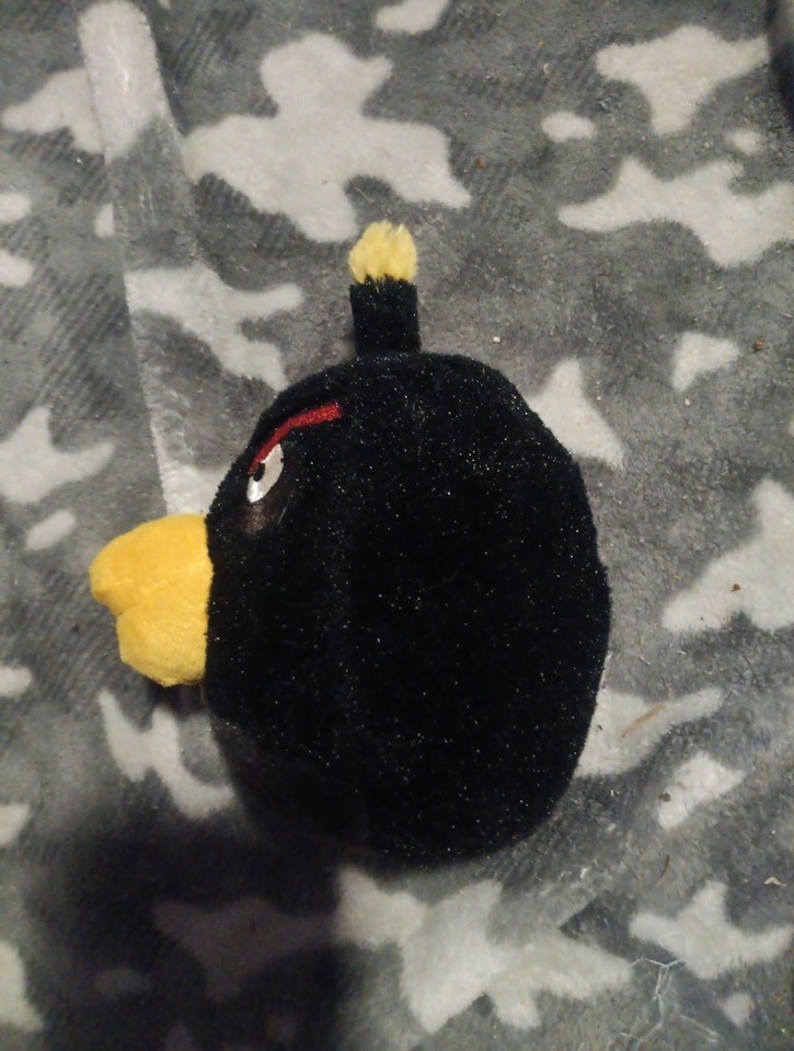 Angry Birds Bomb Plush Black 5" | eBay
