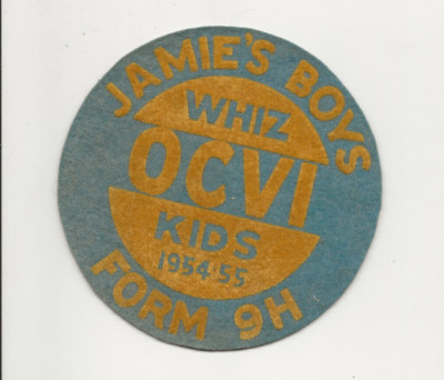 FELT PATCH ??? / WHIZ KIDS * JAMIE'S BOYS * OCVI * - NON Boy Scout BSA ...