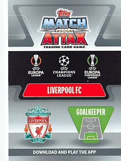 2021-22 Topps Match Attax #47 Alisson Becker/Super Saver p2s-14505 | eBay