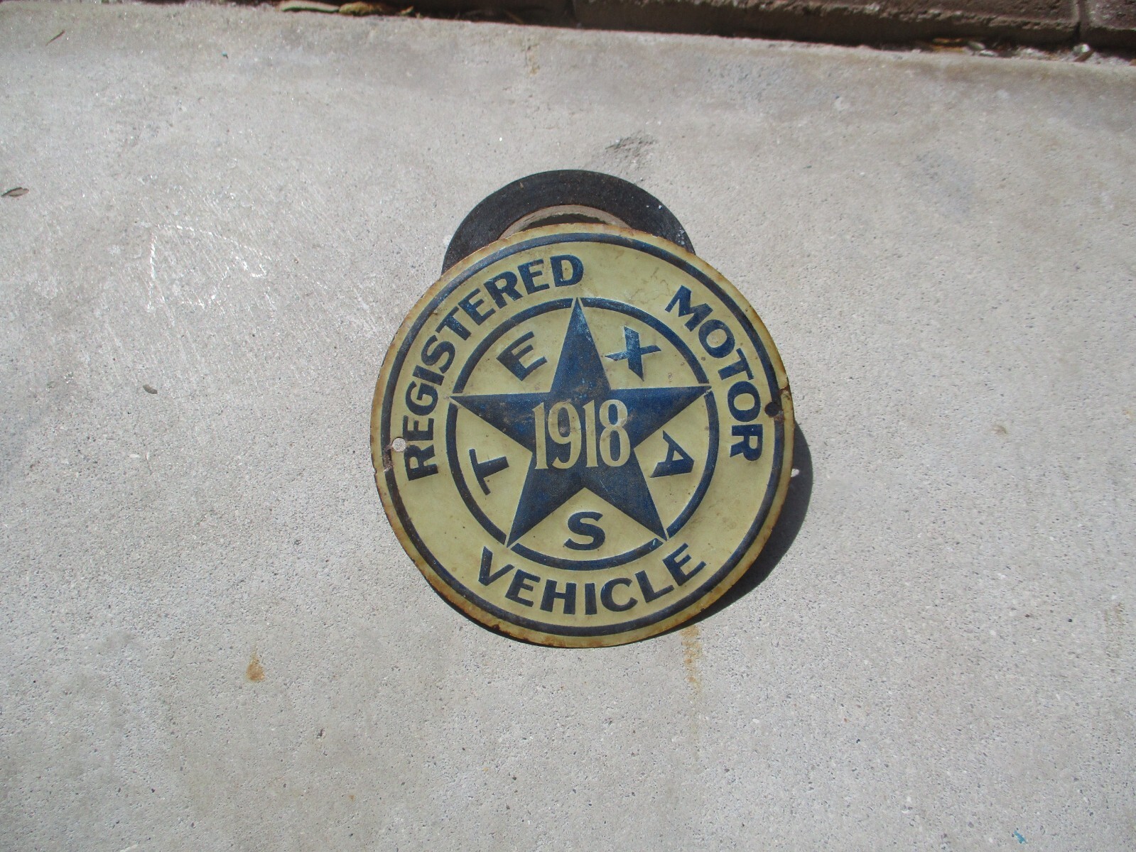 Texas 1918 license plate seal | eBay
