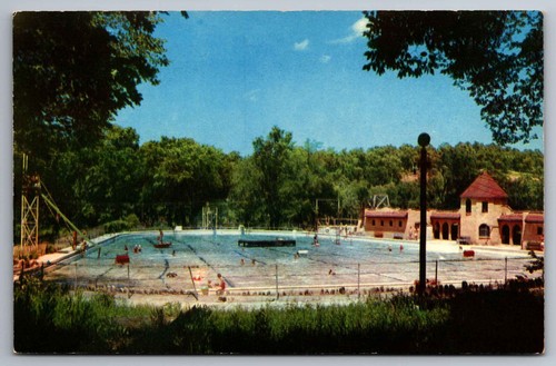 Postcard Redings Mill Swimming Pool Joplin Missouri Tri-State Area K-11 ...