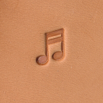 Music Slanted Beamed Sixteenth Note E572 Leather Stamp | eBay