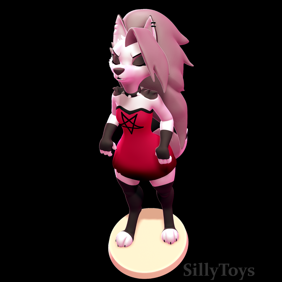 Helluva Boss Loona Figure 3D Printed PAINTED / Unpainted Resin Model GK ...
