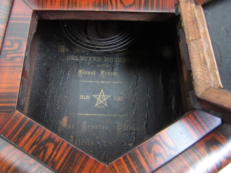 Antique F. Kroeber Regulator Wall Clock 8-Day, Time/Strike, Key-wind (A ...