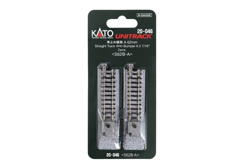 KATO N Scale 20-046 Model Railway Straight with Bumper A 62mm 2 pcs | eBay