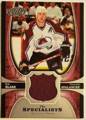 2005-06 Upper Deck Power Play Specialists Jerseys #TSRB Rob Blake ...