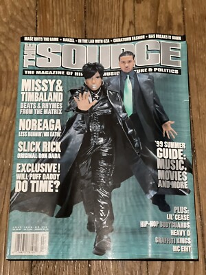 The SOURCE Magazine #118 July 1999 Missy & Timbaland Nas Noreaga Slick ...