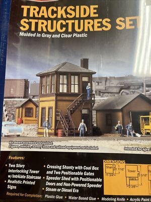 Walthers 933-3530 Trackside Structures Set Kit HO Scale • | eBay