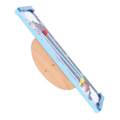 Wooden Balancing Board For Balance Training Under Desk Anti‑Slip Roller ...