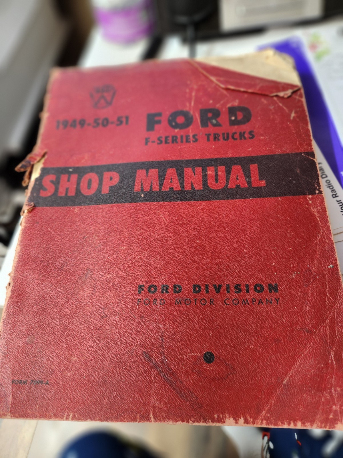 1949-50-51 F series Ford Shop Manua | eBay