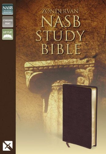 NASB ZONDERVAN STUDY BIBLE (BURGUNDY) By Kenneth L. Barker & Donald W ...