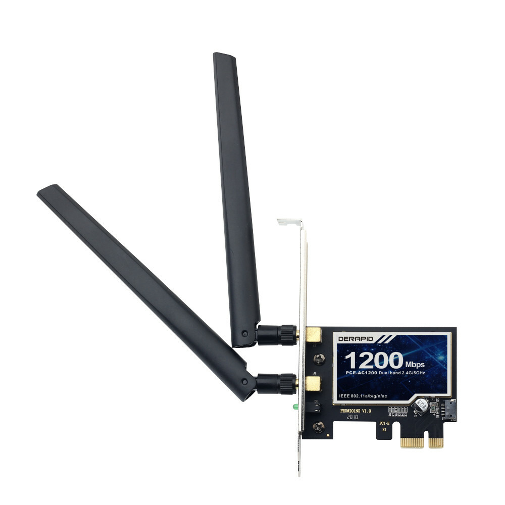 PCIE Wireless wifi Bluetooth Adapter Dual Band Desktop PC PCIe WiFi ...