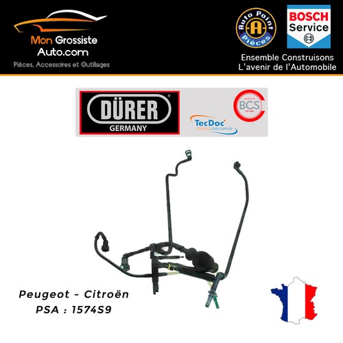 Poire d'amorcage avec tuyau Durer 1.4 HDI 1574S9 CITROËN C2, C3 ...