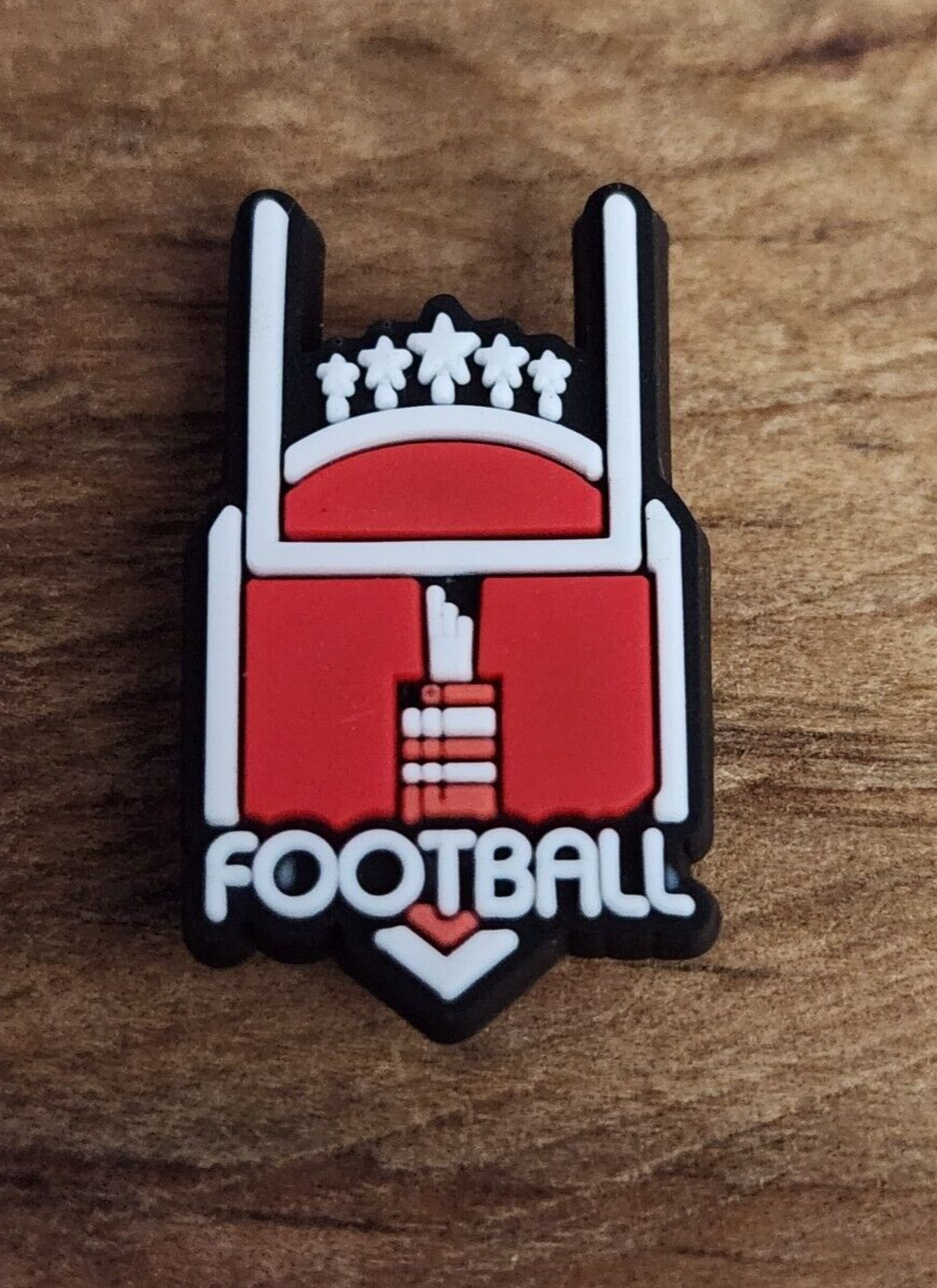 Football Croc Charm Football Charm Football Crocs Charm NFL Crocs Charm ...