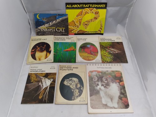 Lot of 9 Vintage Pet Books 1074 Calendar The Pet Library | eBay