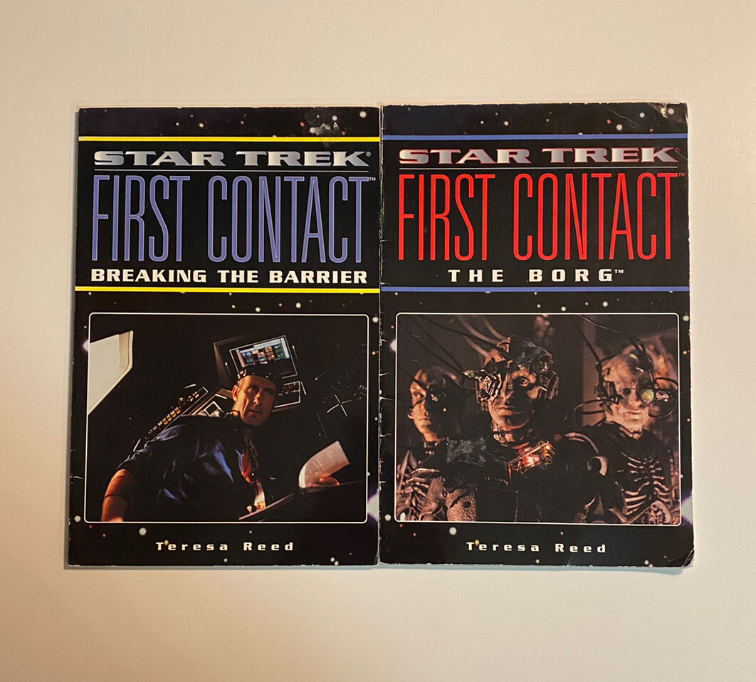 Star Trek First Contact Book 1 and 2 (Breaking the Barrier & The Borg ...
