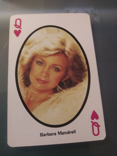 BARBARA MANDRELL- Q of Hearts - SINGLE Swap Playing Card - '82 | eBay