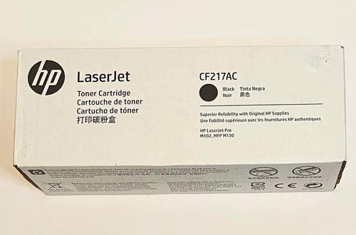 HP 17A CF217AC M102 M130 Black Toner Cartridge -HP GENUINE! NEW NEW | eBay