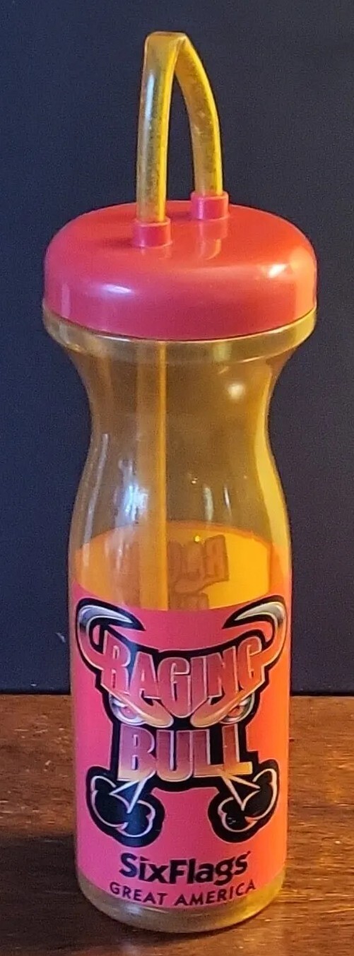 Six Flags Raging Bull Souvenir Cup Vintage 1999 | eBay