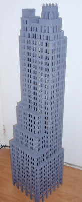 HO Scale Skyscraper - Empire Trust Building - 50 1/2 Inches Tall | eBay