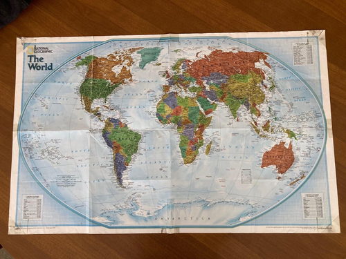 National Geographic World Map 2009 | eBay