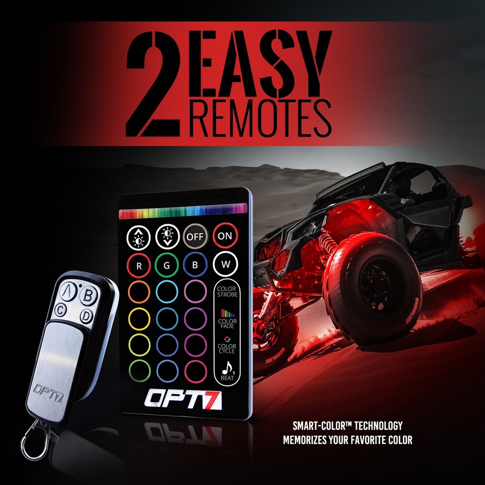 OPT7 ATV UTV LED Lighting Kit All-Colors Body Underbody Light Neon 10 ...