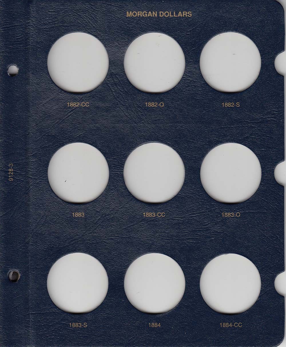 Morgan Dollar Coin Album 1878-1891 Whitman 9128 Collector Gift Free US ...