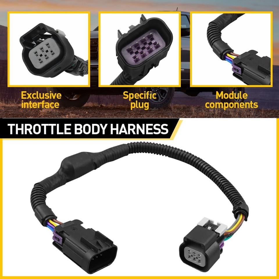 8 Pin To Pin 6 Throttle Body Adapter Harness For 04-04 Chevy SSR ...