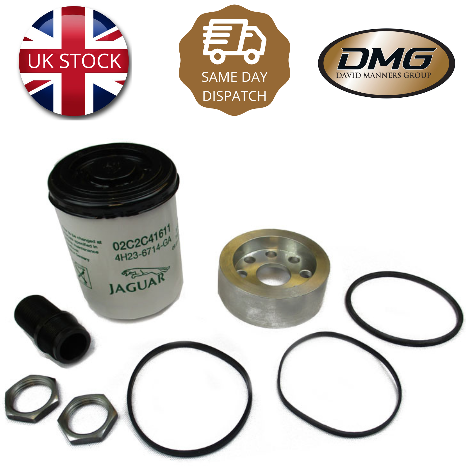 Jaguar MK2/S-TYPE/420/MK10 Daimler V8 250 Spin On Oil Filter Conversion ...