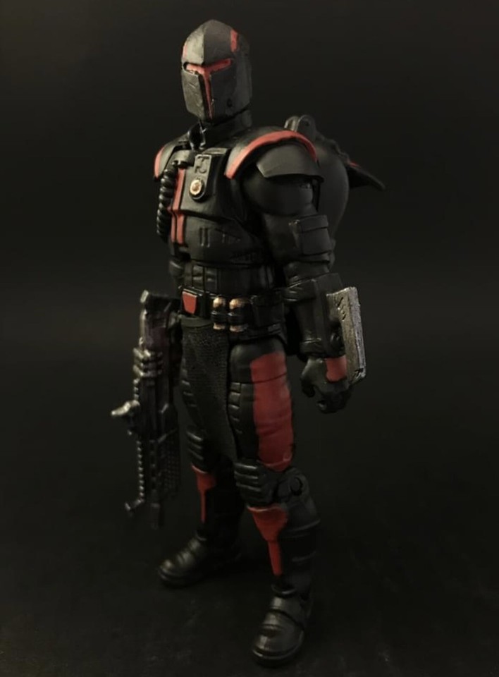 STAR WARS CUSTOM Sith Mando 3.75 SITH JEDI CUSTOM | eBay