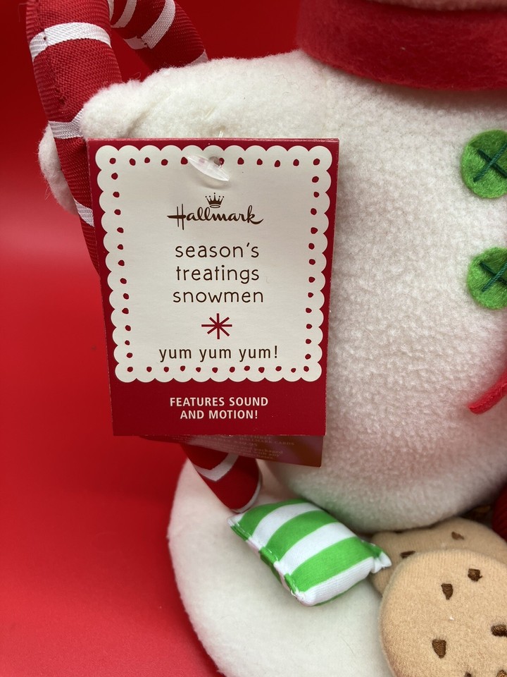 Hallmark Seasons Treatings Snowmen Jingle Pals Singing Motion Yum Yum ...